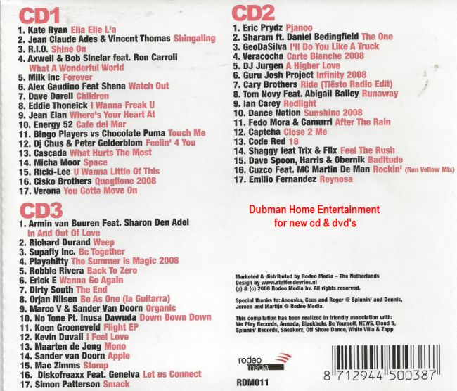 Mega Dance Top 50 Vol. 3 - Dubman Home Entertainment